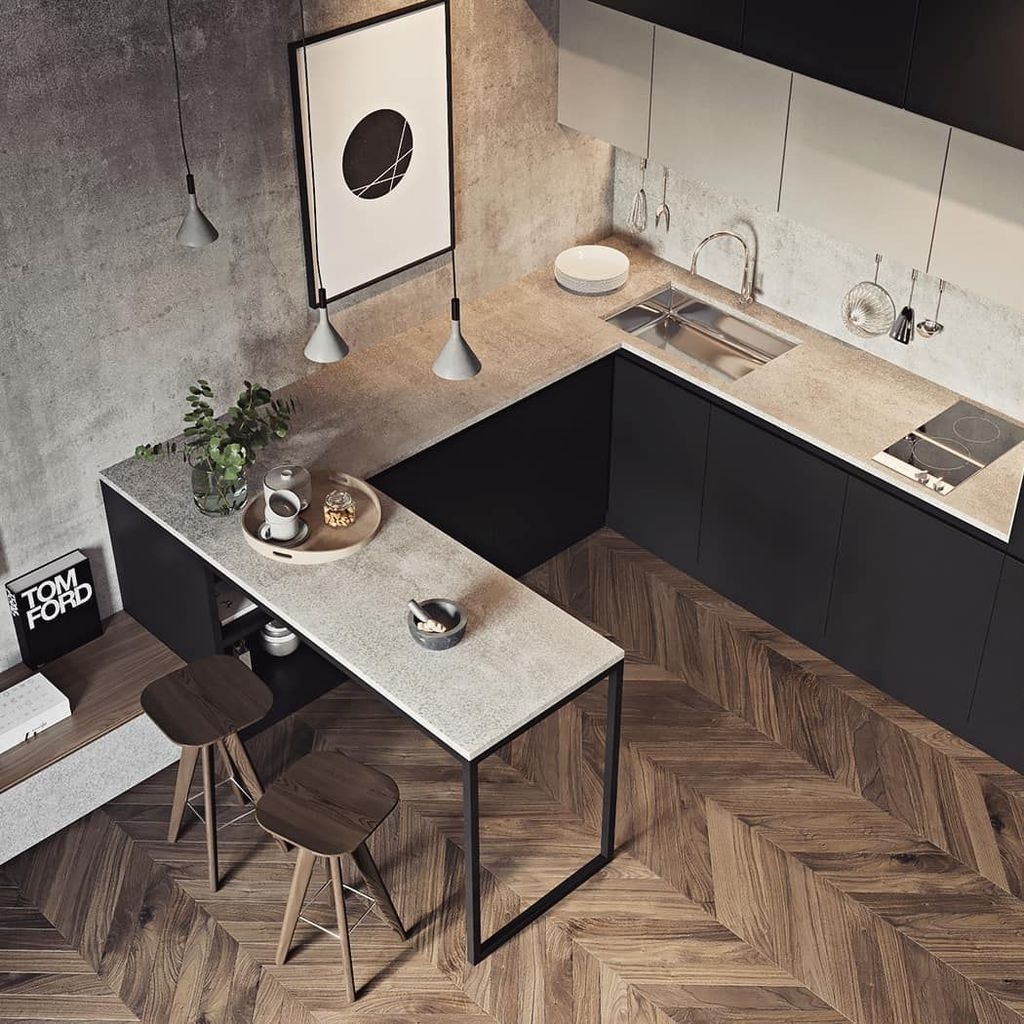35 Adorable Simple Kitchen Design Ideas - Home Manggeng