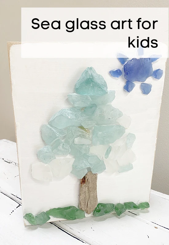 Sea Glass Art for Kids