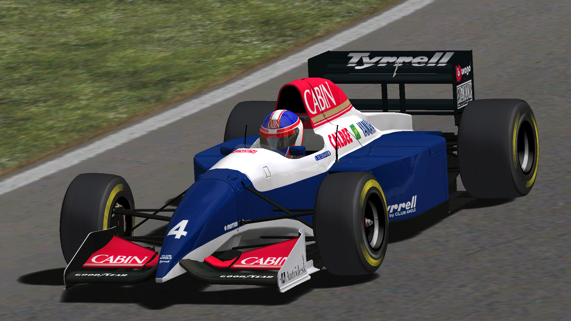 Fongu's blog and GP4 downloads: GP4: 1993 Tyrrell 021 Yamaha final WIP