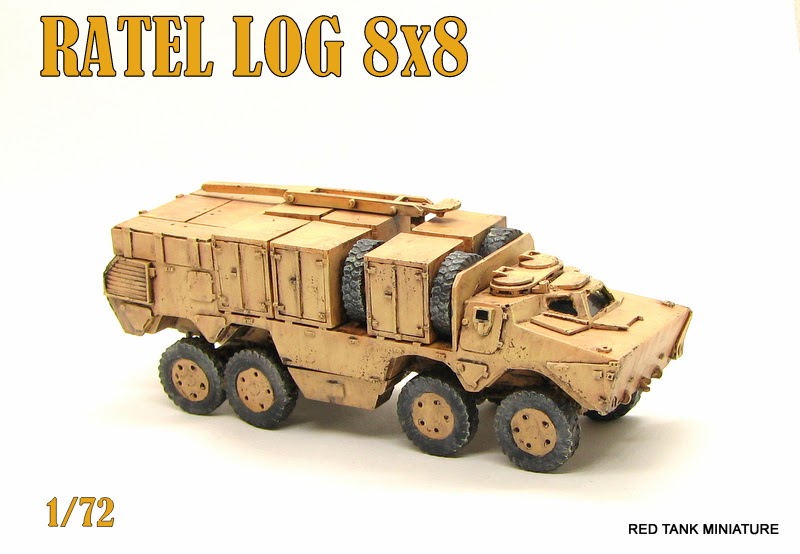 Gulumik Military Models: Ratel Log 8x8 1/72 BaxMod Models