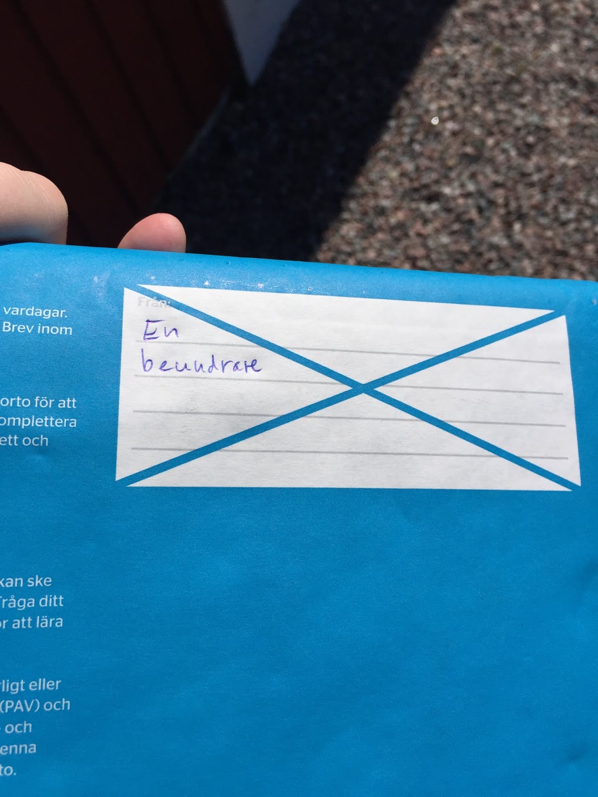 Fri2032: Det kom ett paket...