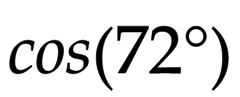 calcular coseno de 72 grados utilizando polinomios,teorema de la raiz ...