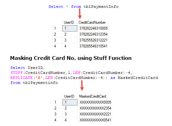 Stuff Function In Sql Server ~ It Tutorials With Example