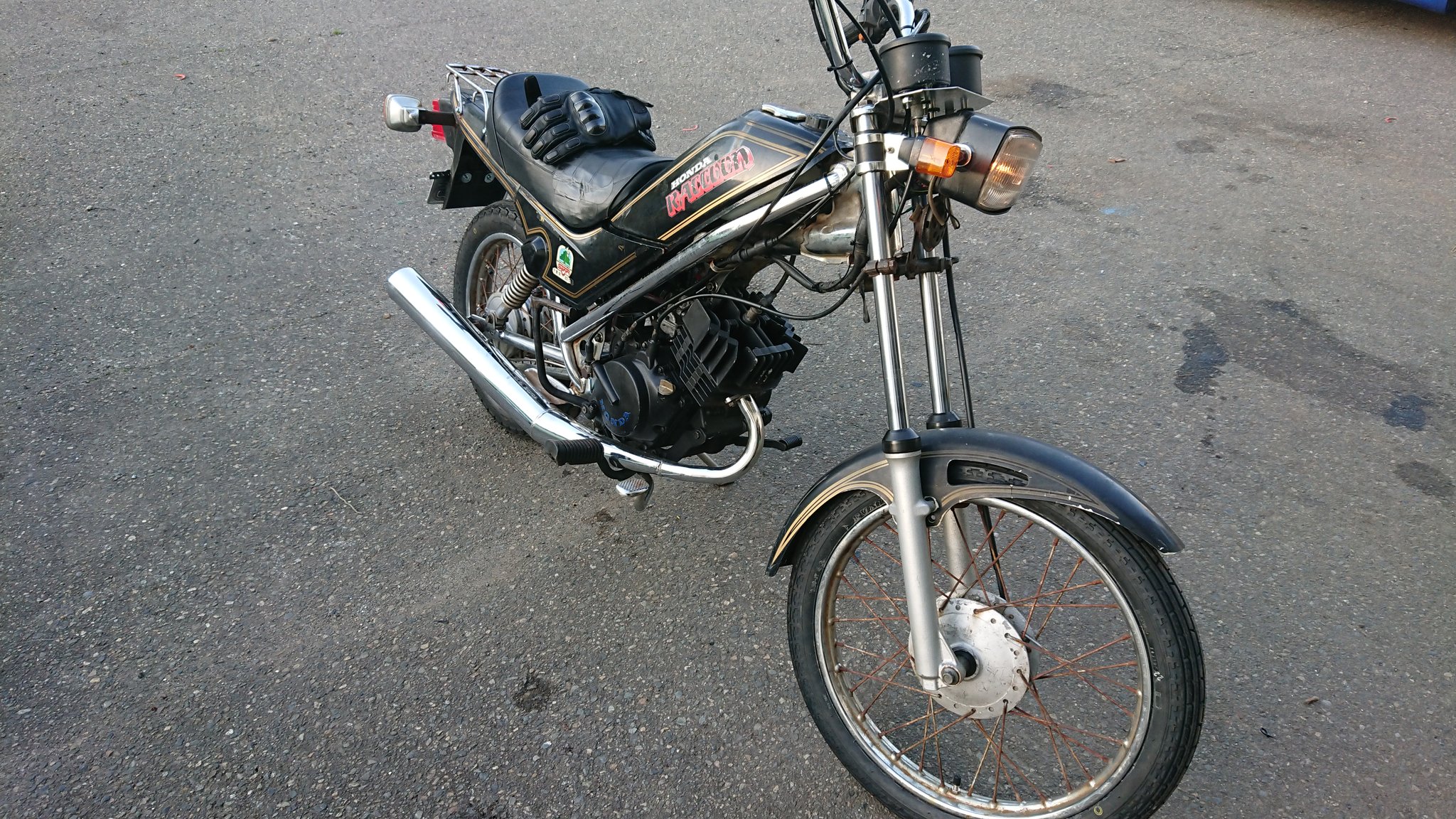 かにまるガレージ: ホンダ MM50 ラクーン 組み立て,整備,公道復帰