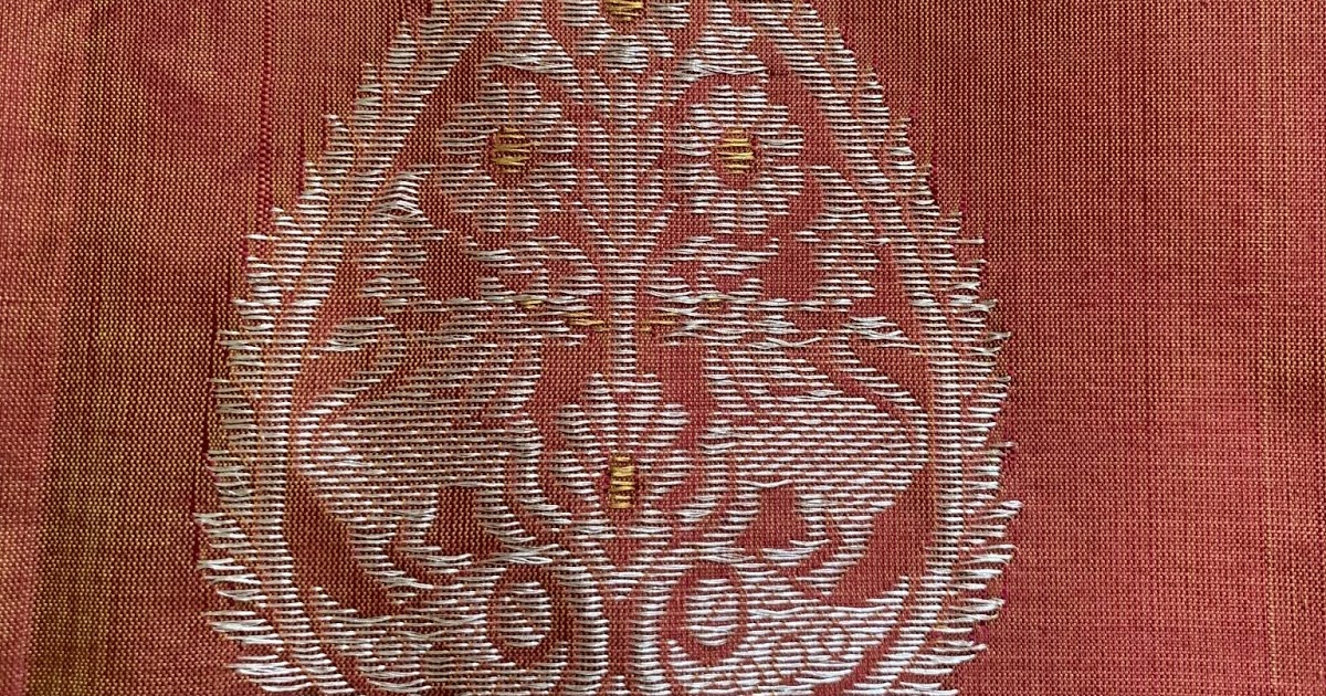 Five Assamese motifs or designs in Assamese weave