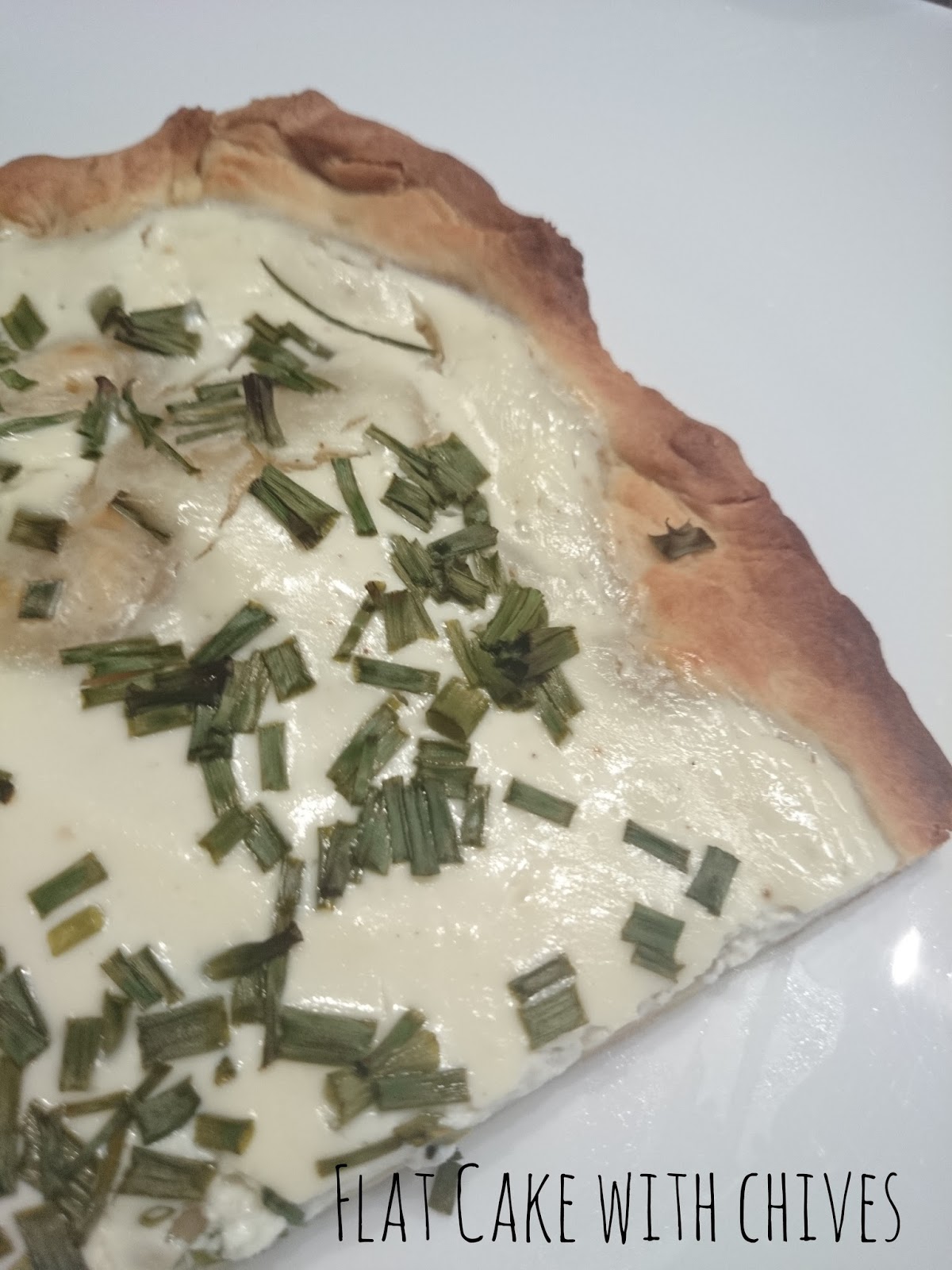 Lucciola: [Food] Schnittlauch Fladen // Flat cake with chives