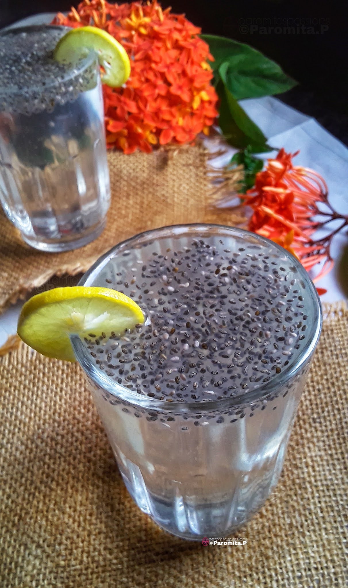 Chia Seeds Lemonade - Paromita's Passions