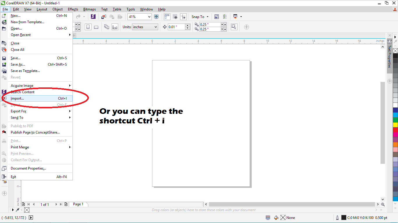 How to Trace a Bitmap to a vector image in Corel Draw - Control + Info