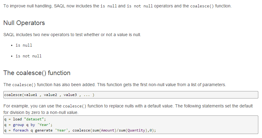 cloudy abhi ☁: Improved SAQL in Spring'15