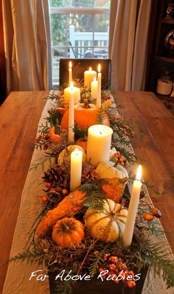 35 Amazing Fall Centerpieces For Dining Room Table