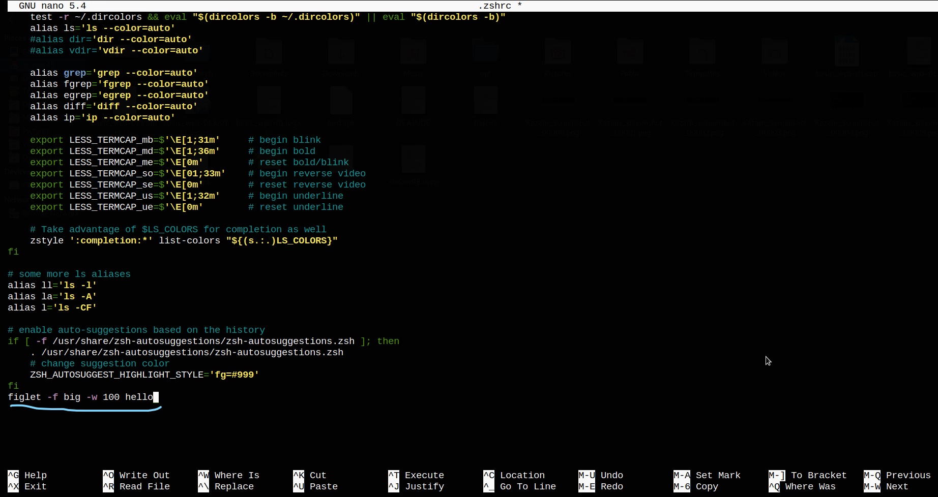 How to create a Banner on Terminal (kali Linux)