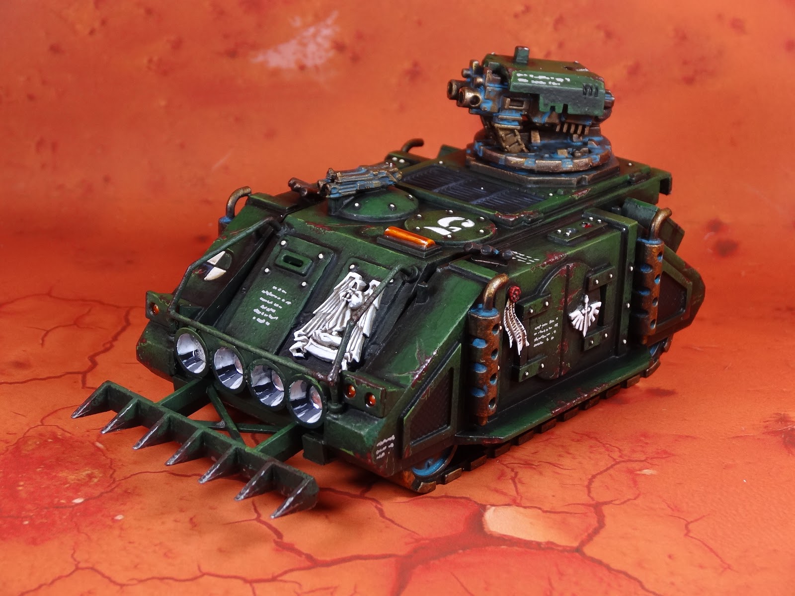 Confessions of a 40k addict: Dark Angels - Tanks - Razorback TO DONE!