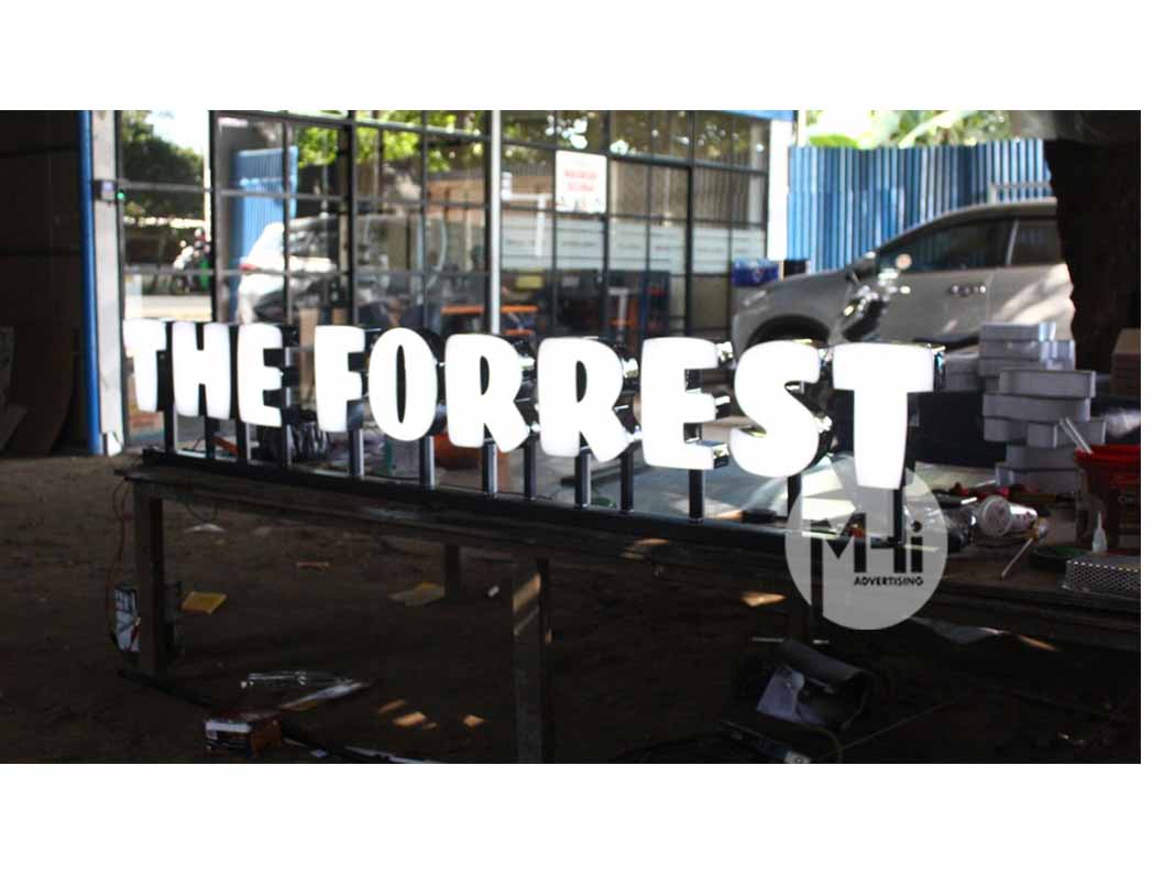 Jasa Pembuatan Huruf Timbul - Neon Box dan Ornament Malang