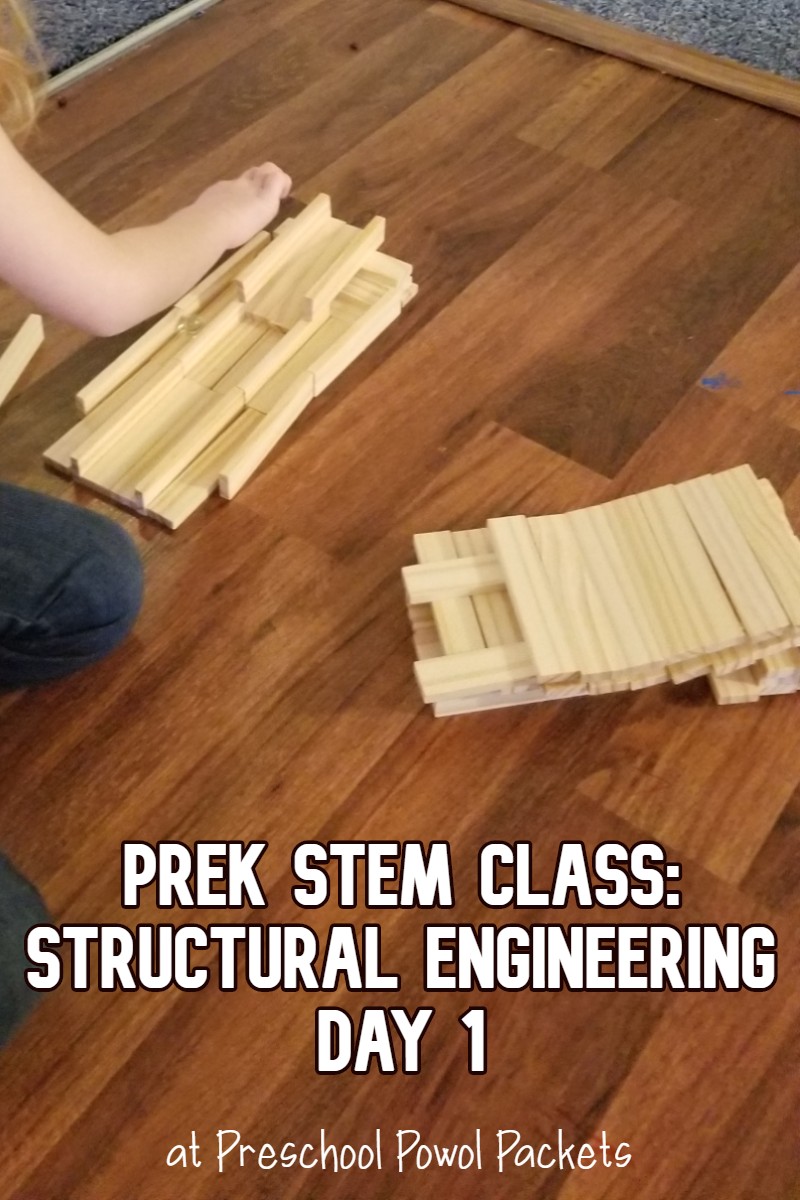 STEM Preschool: Structural Engineering Class Day 1 | Preschool Powol ...