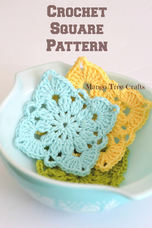 Beautiful Skills - Crochet Knitting Quilting : Crochet Square Pattern ...