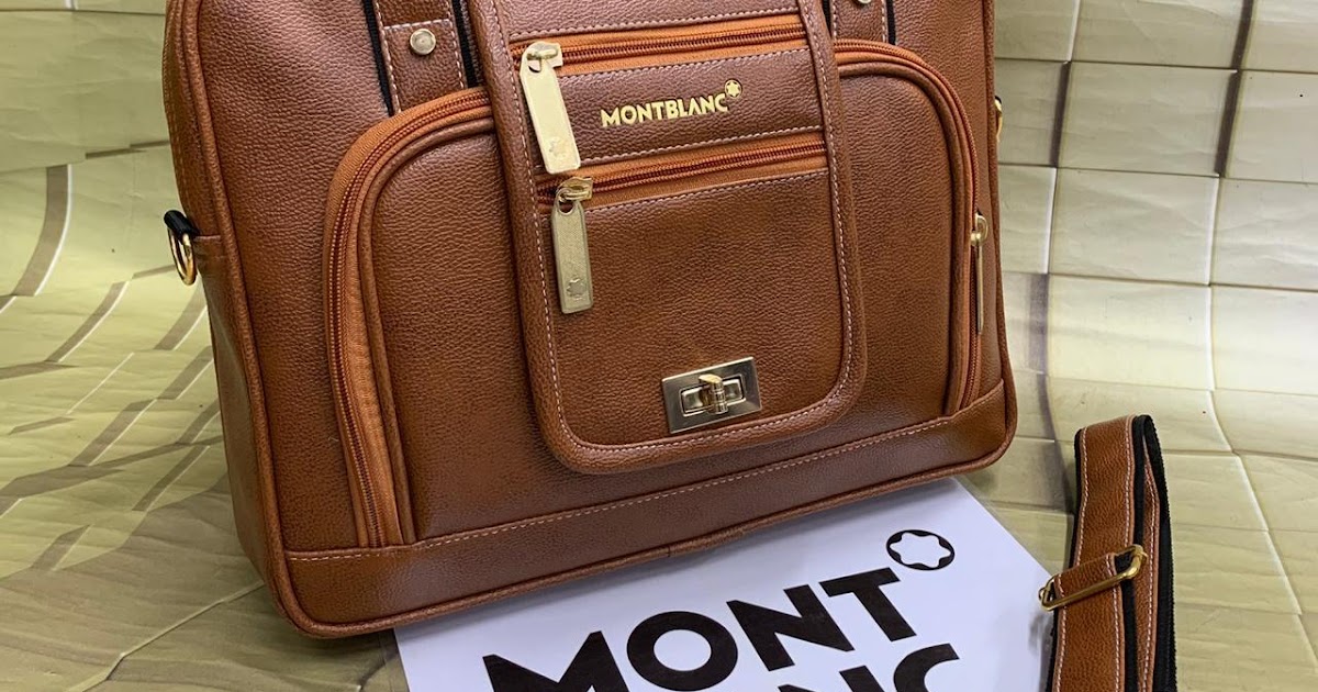 Mont Blanc Laptop Bag Price in India | Zira Fashion Hub