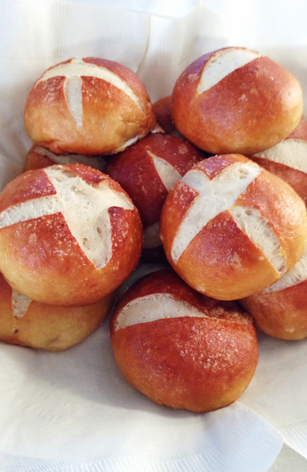 Pretzel Rolls - Chocolate With Grace