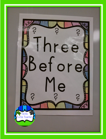 Weekly Tip - Management - Three Before Me Posters - Freebie!!