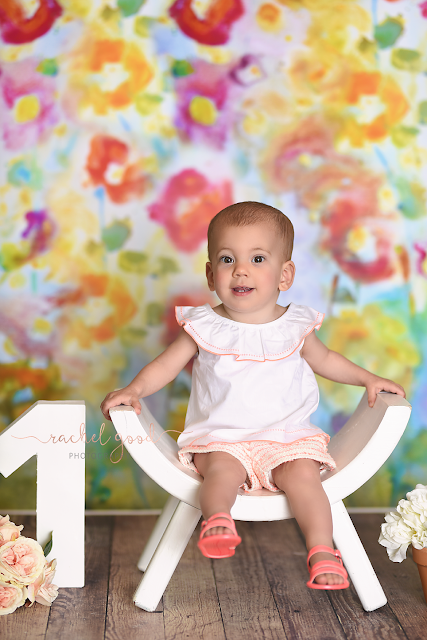 rachel good photography: Gigi's Pink and Gold Cake Smash | 1st birthday ...