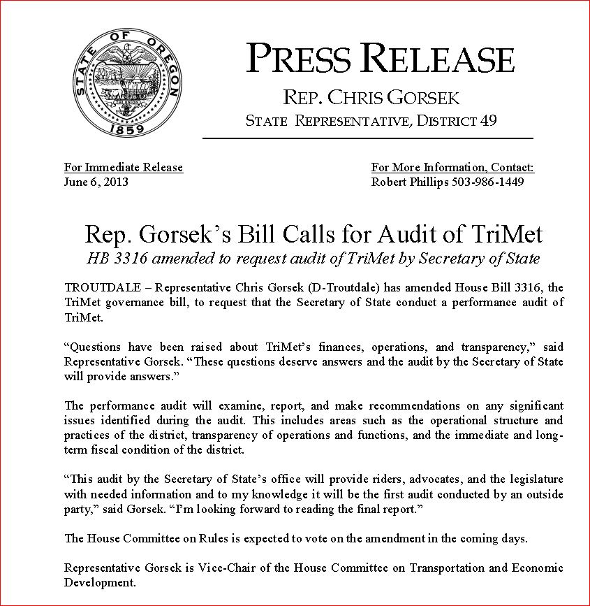 RANTINGS OF A FORMER TRIMET BUS DRIVER: Chris Gorsek defines his Trimet ...