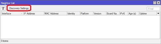 Knowledge Area: Mikrotik Disable Discovery Interface Knowledge Area: Mikrotik Disable Discovery Interface