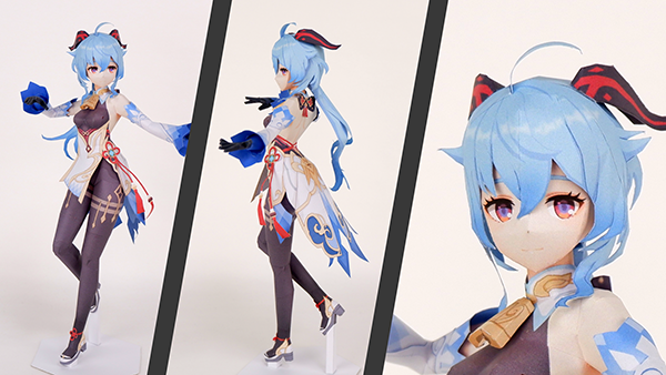 Genshin Impact: Ganyu Paper Model | Paperized Crafts