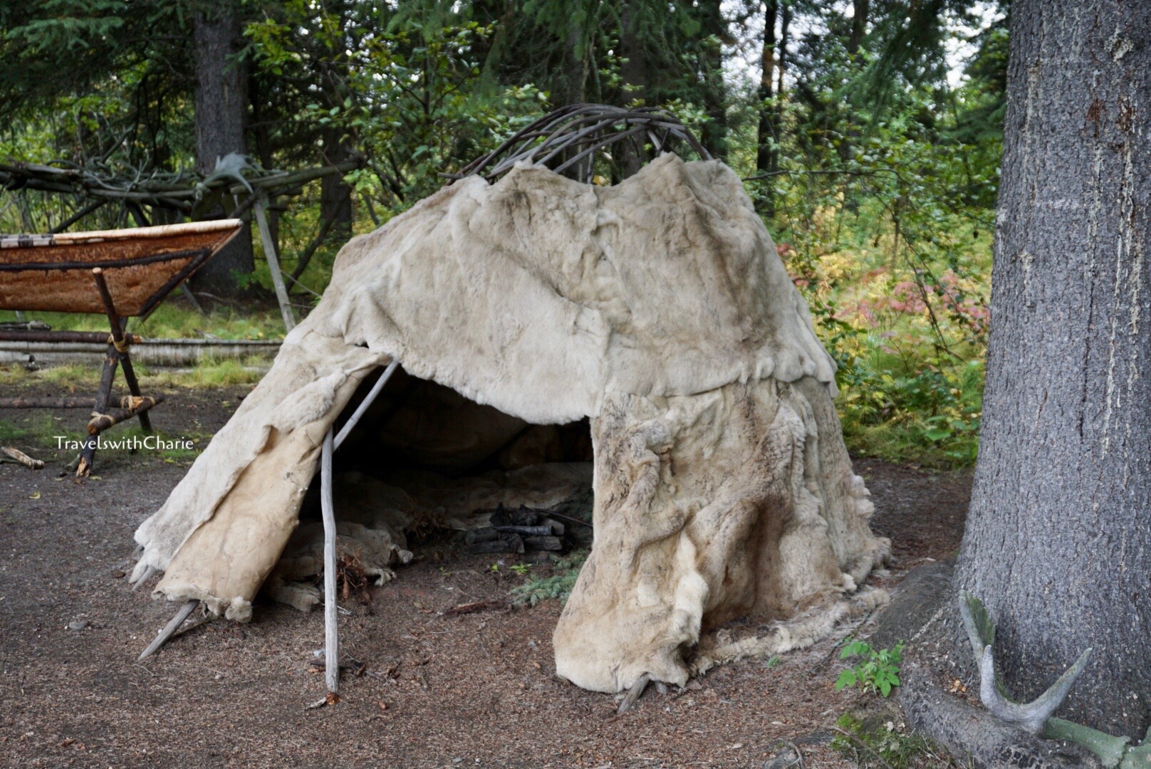 Athabascan Indian Village Life