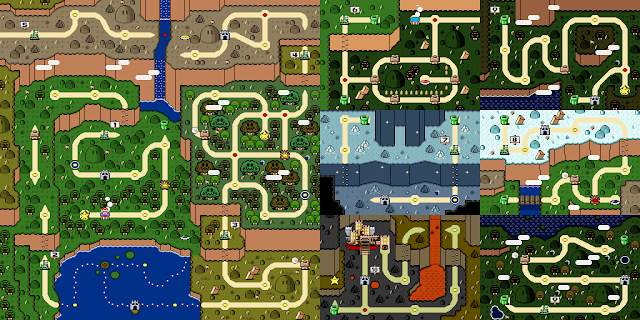 Neon Peridot's SMW Custom Overworld 2020 (Part 1a)