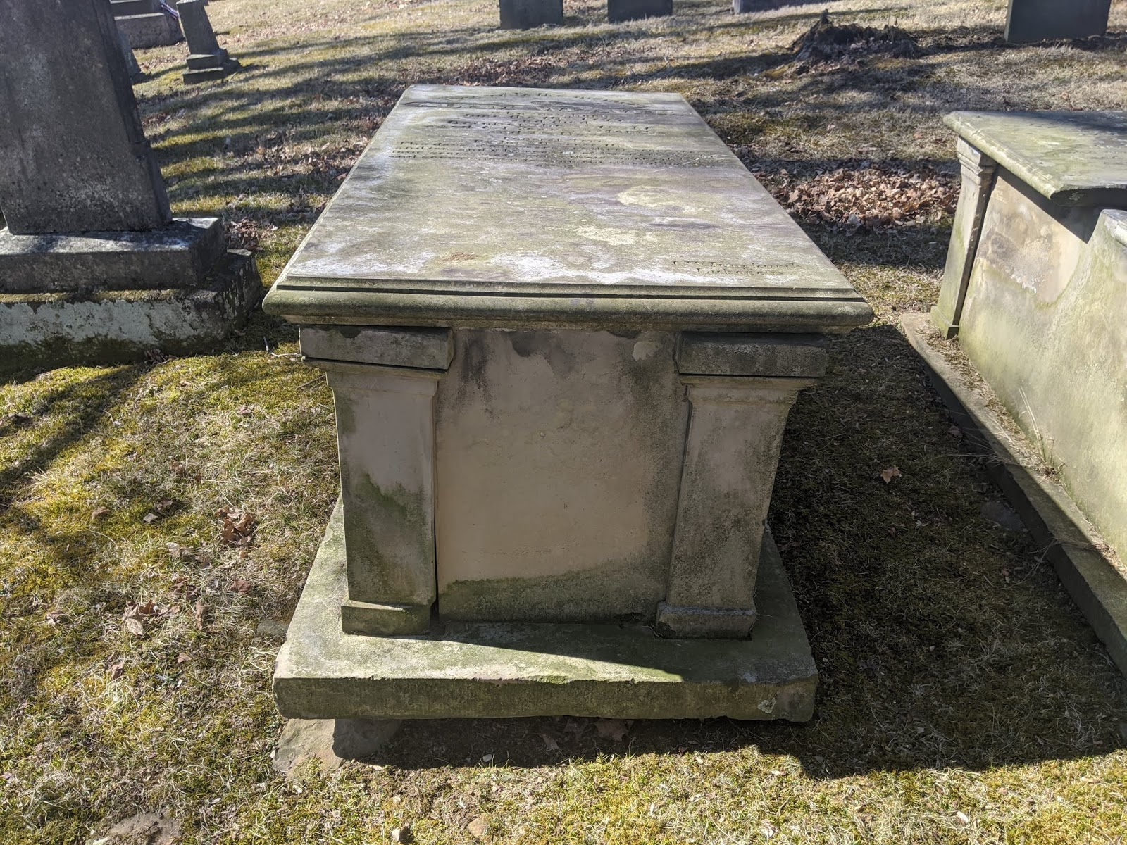 Travels of a Hobgoblin Taphophile: Box Tombs - Forest Rose Cemetery