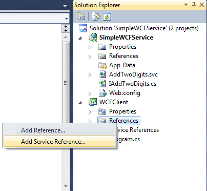 Creating a Simple Client to Utilize a WCF Service – Perceptions
