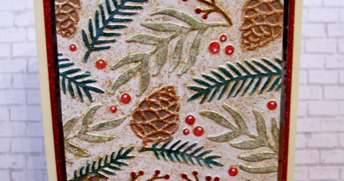 Dies R Us: Coloring Your Embossing Folder Cards