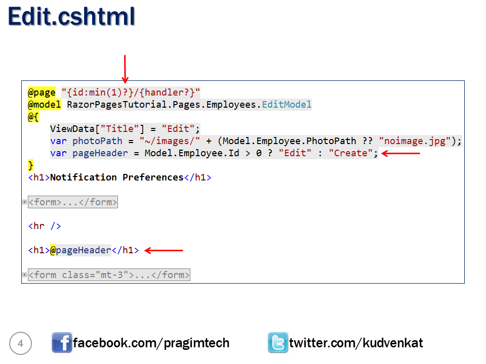Sql Server Net And C Video Tutorial Create Form In Core Razor Pages Slides 7845