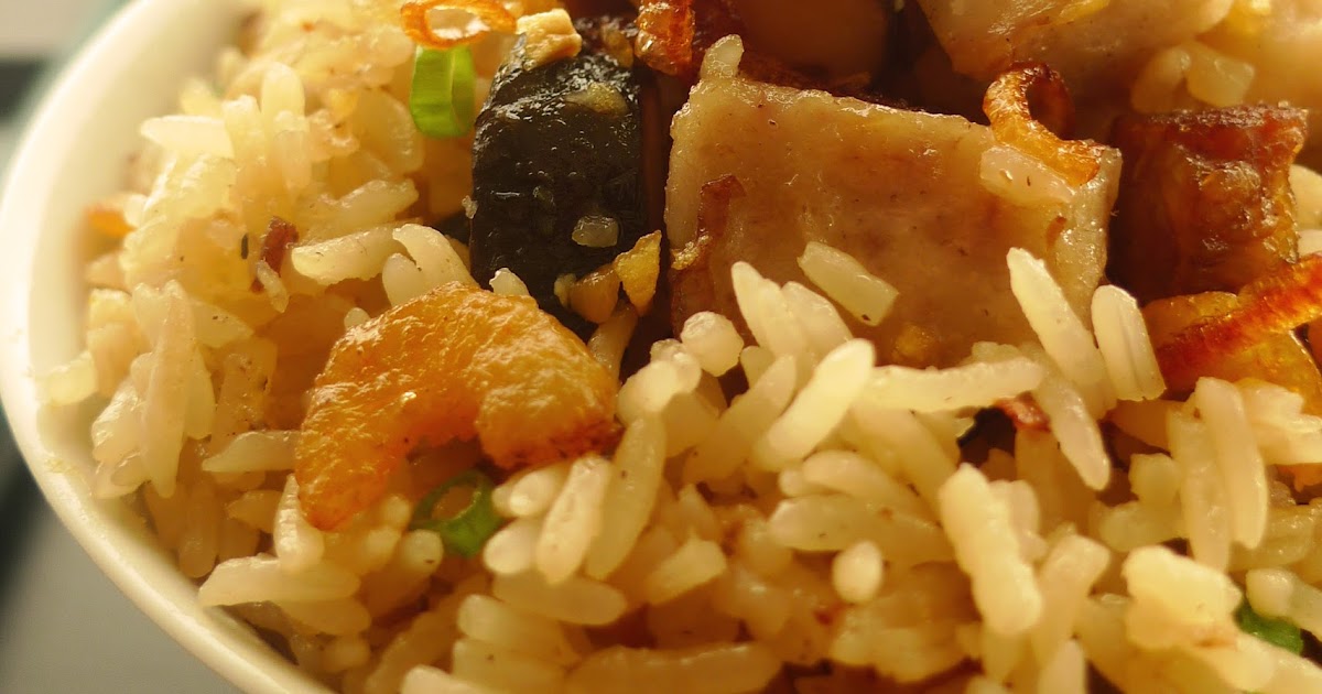 Minty's Kitchen: Yam Rice (芋头饭)