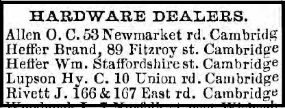 Boardman Moss Family Tree: PART TWO: THE RIVETT FAMILY TREE