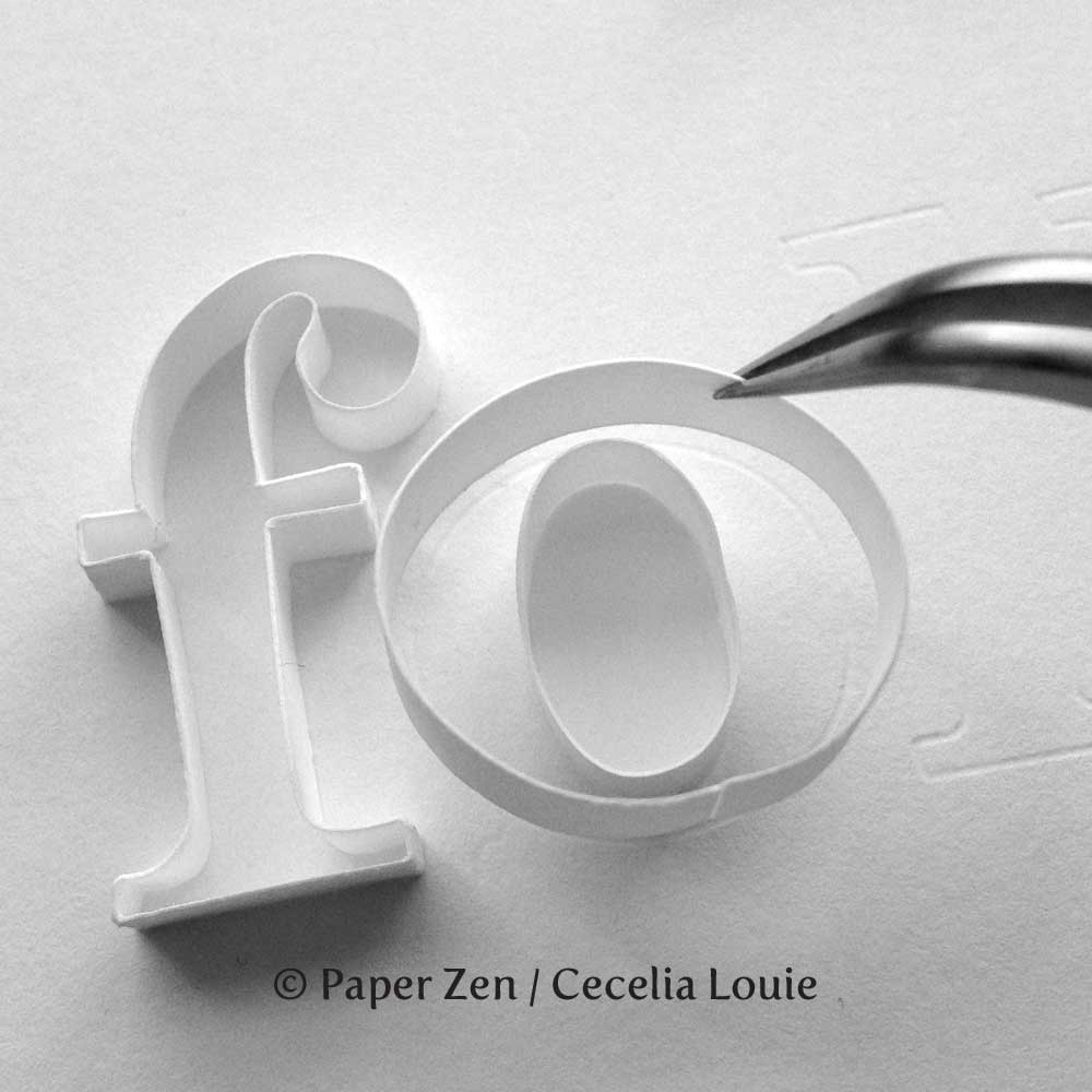 Welcome to Paper Zen ~ Cecelia Louie: Quilling Letters 102 - Part 1 Welcome to Paper Zen ~ Cecelia Louie: Quilling Letters 102 - Part 1