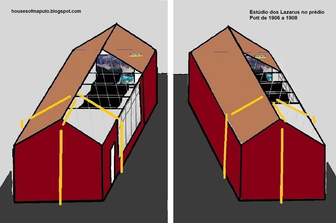 Prédio Pott - estúdio dos Lazarus entre 1906 e 1908 (5/12)