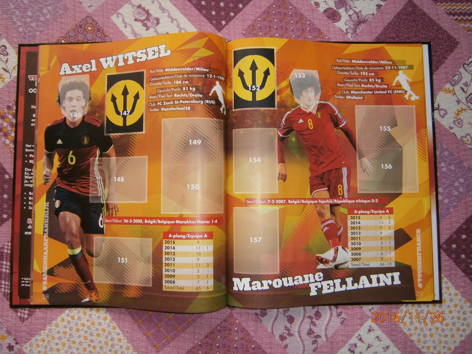 Collezionista Panini: Belgian Red Devils 2016 - #Tousenfrance - Panini ...