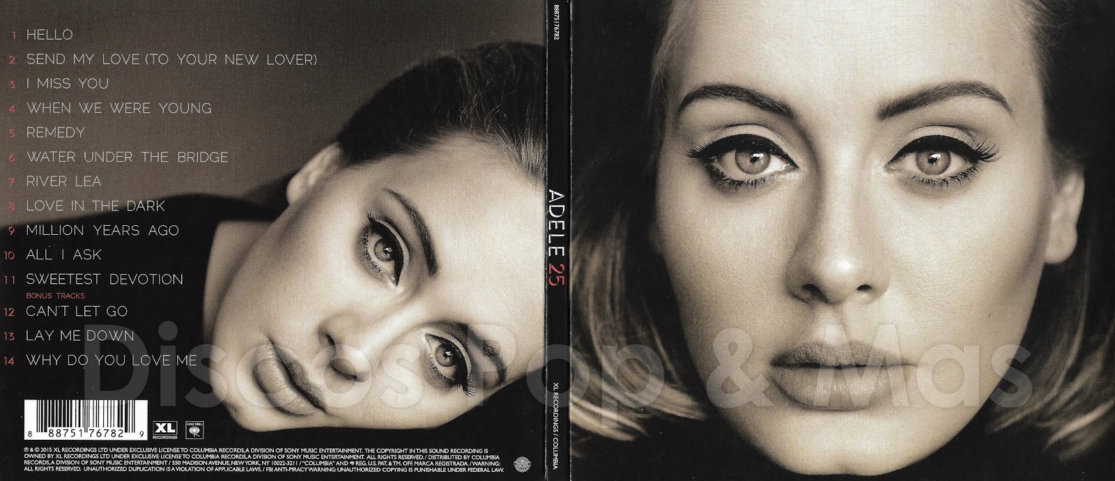 Discos Pop & Mas: ADELE - 25 (Target Edition)