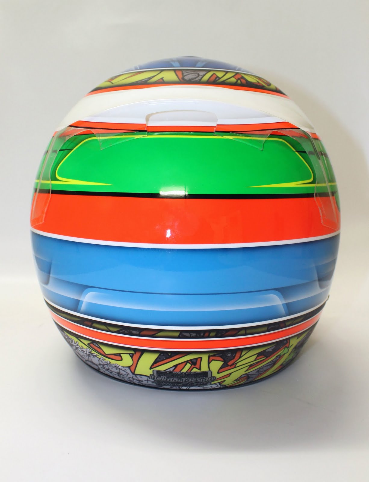 Racing Helmets Garage: Bell RS3 L.Morey 2011 by Helmart Design