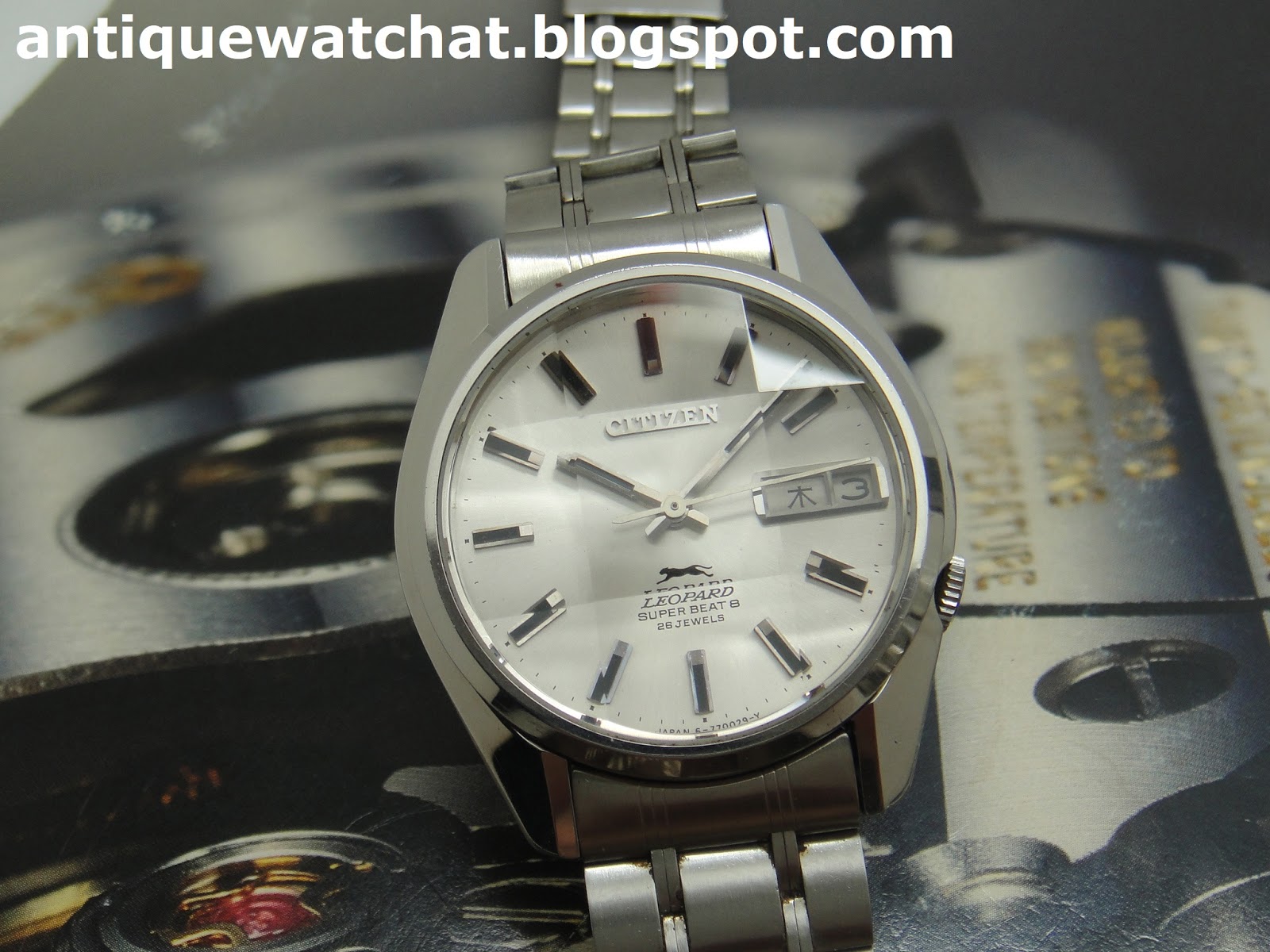 Antique Watch Bar: CITIZEN LEOPARD SUPER BEAT 8 26 JEWELS AUTOMATIC ...