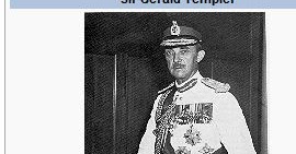 The Early Malay Doctors: Sir Gerald Templer