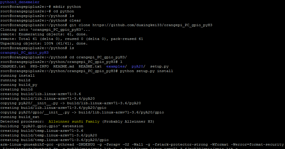 Orange Pi: ORANGE PI PYTHON GPIO