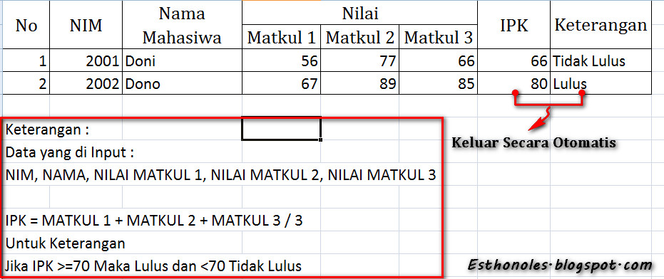 Program CPP Hitung Nilai Mahasiswa Menggunakan Structure - esthonoles