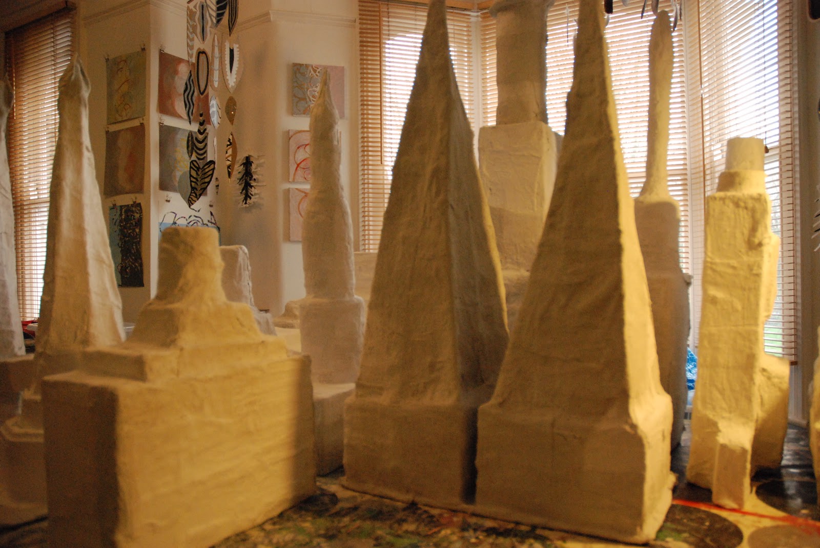 Judy Bould Art Classes: Modroc metropolis