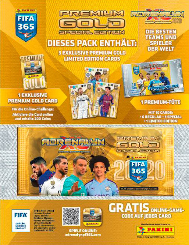 Football Cartophilic Info Exchange: Panini - Adrenalyn XL FIFA 365 2020 ...