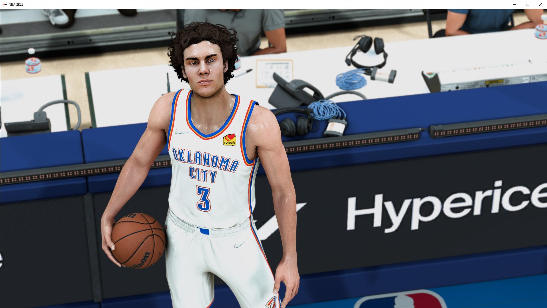 NBA 2K22 Josh Giddey Cyberface with Next Gen Texture by Psamyou´ll