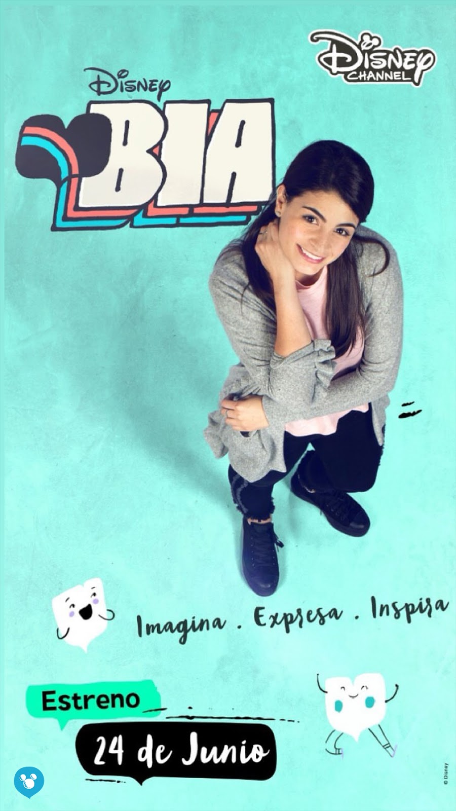 Pósters promocionales del elenco de la nueva serie 'Bia'