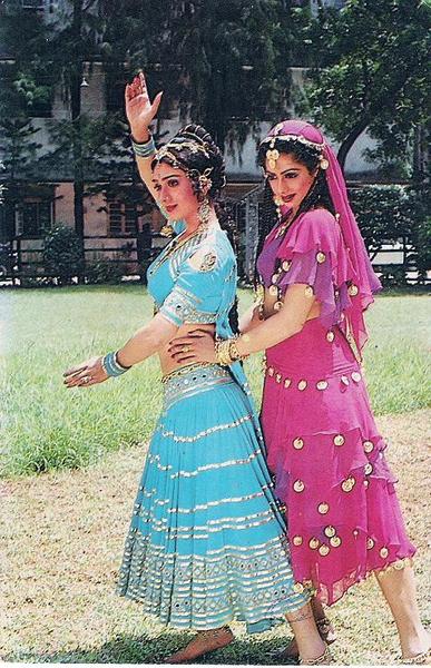 Sridevi: Meenakshi Seshadri dances with Sridevi: Series of photos from ...