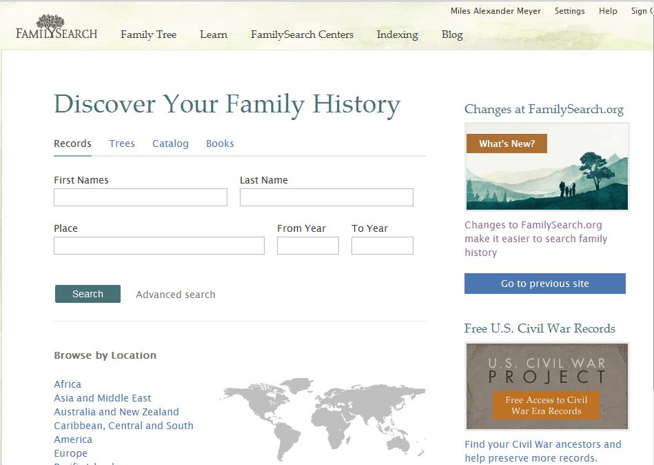 Miles' Genealogy Tips: Updates for FamilySearch and LDS.org Websites