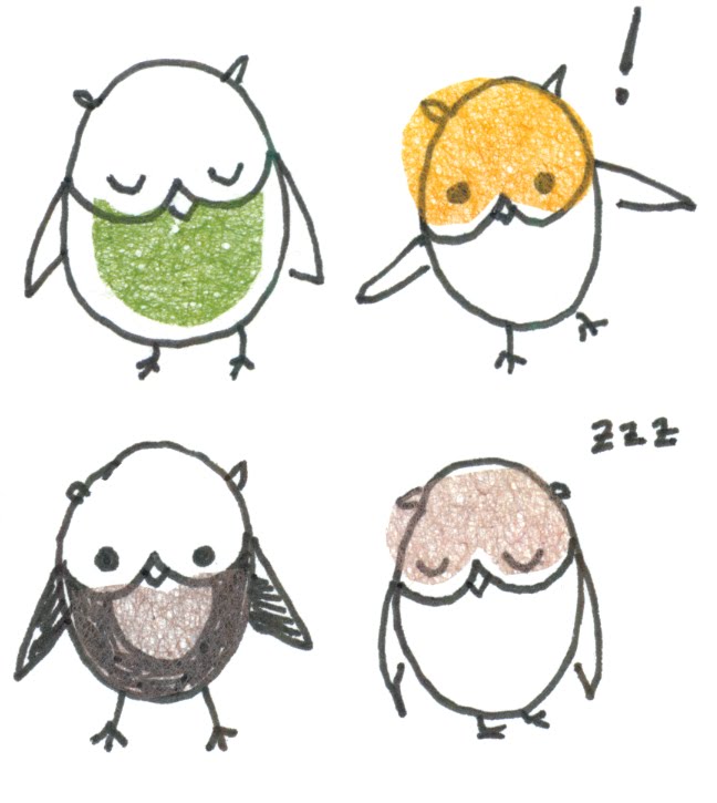 hundreds & thousands: How to Draw an Owl